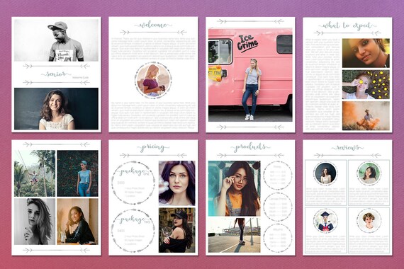 Welcome Magazine Template Welcome Guide Template | Etsy