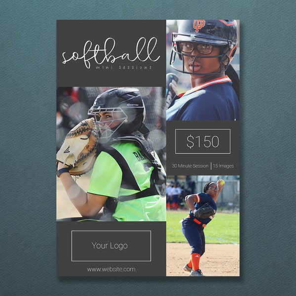 Softball Flyer - Etsy