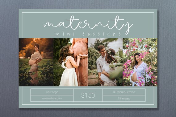 Maternity Template Maternity Mini Session Template | Etsy