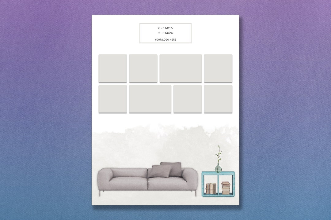 Wall Display Templates | Gallery Style Guide | Photography Wall Display ...