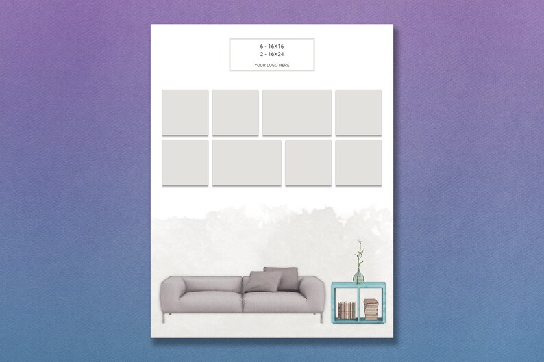 Wall Display Templates | Gallery Style Guide | Photography Wall Display ...