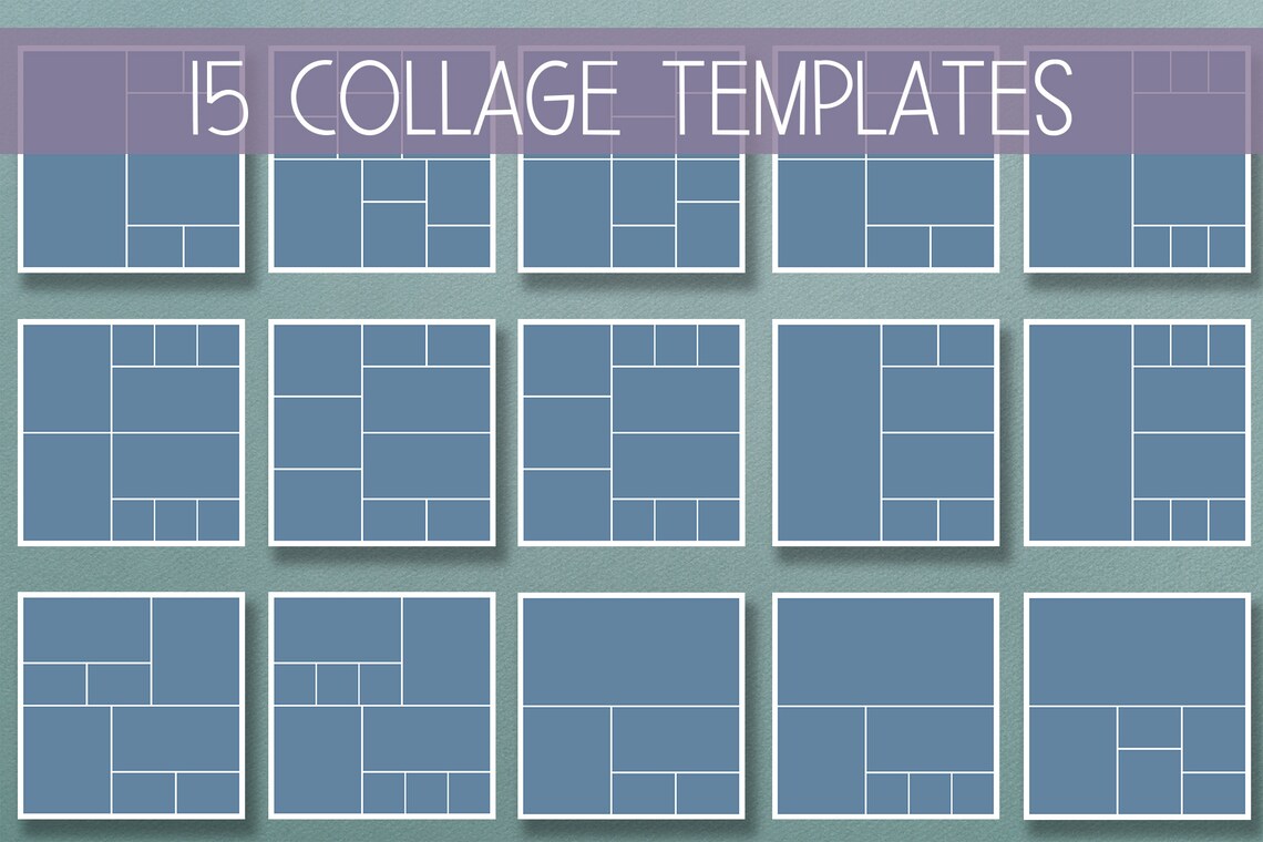 Collage Template Bundle | Blog Board Templates | Collage Templates ...