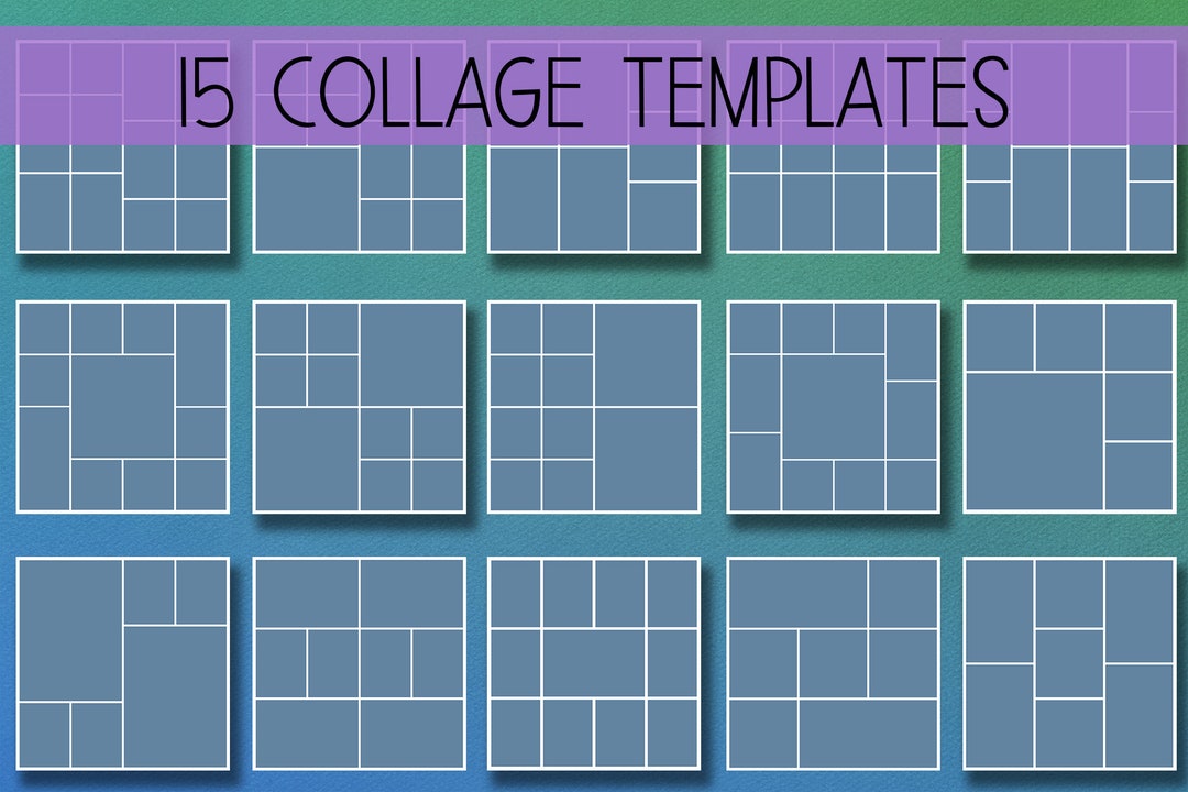 Huge Collage Template Bundle | Blog Board Templates | Photo Collage ...