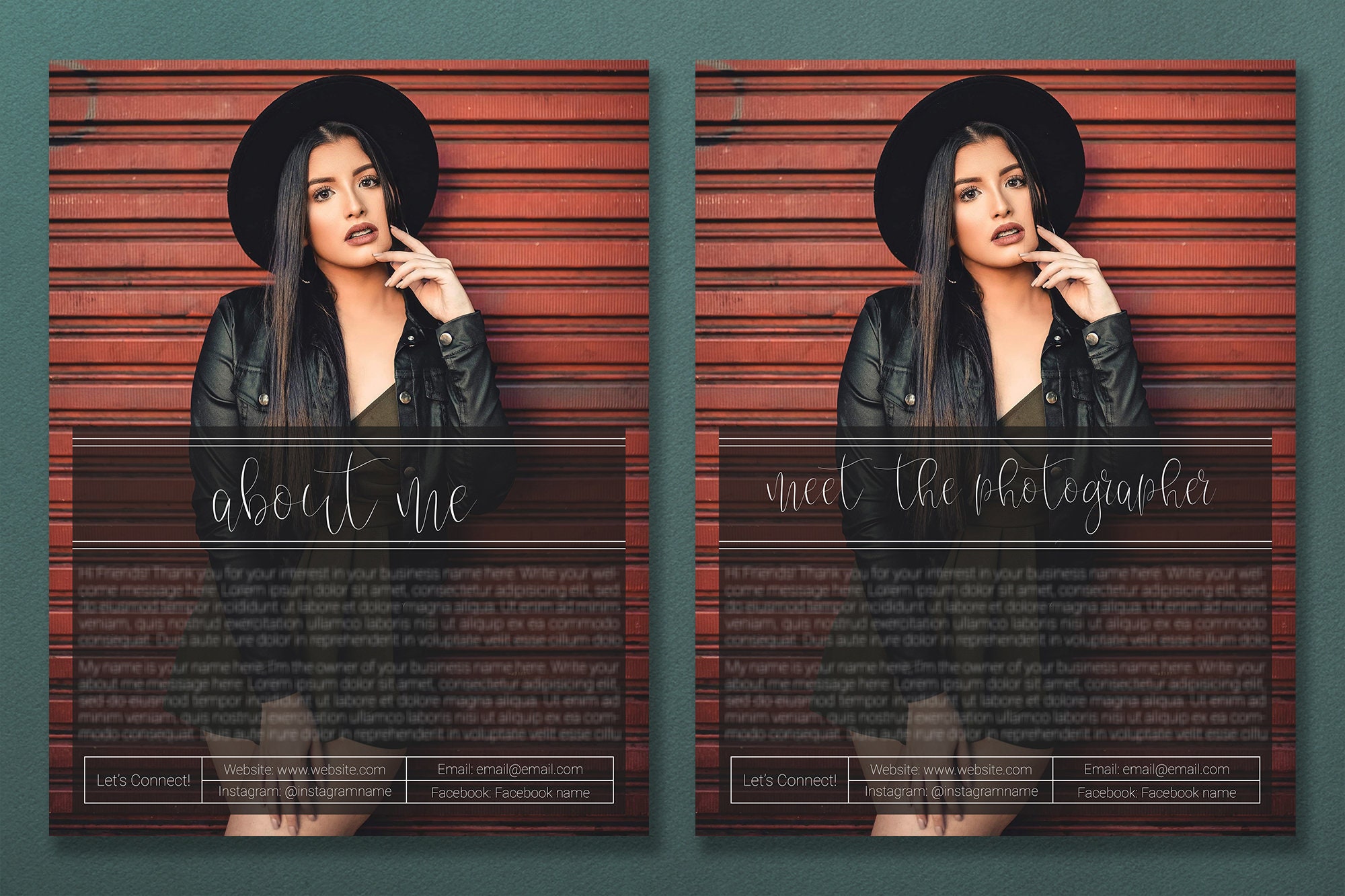 About Me Page Template About Me Template About Me Page - Etsy