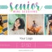 Photoshop Template | Senior Mini Session Template | Senior Template ...