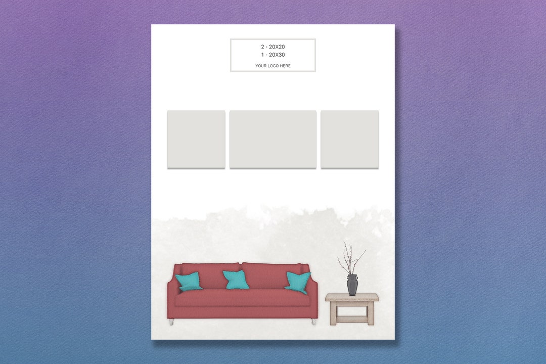 Wall Display Template | Wall Gallery Style Guide | Wall Display Guide ...