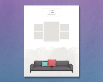 Wall Display Templates | Gallery Style Guide | Photography Wall Display ...