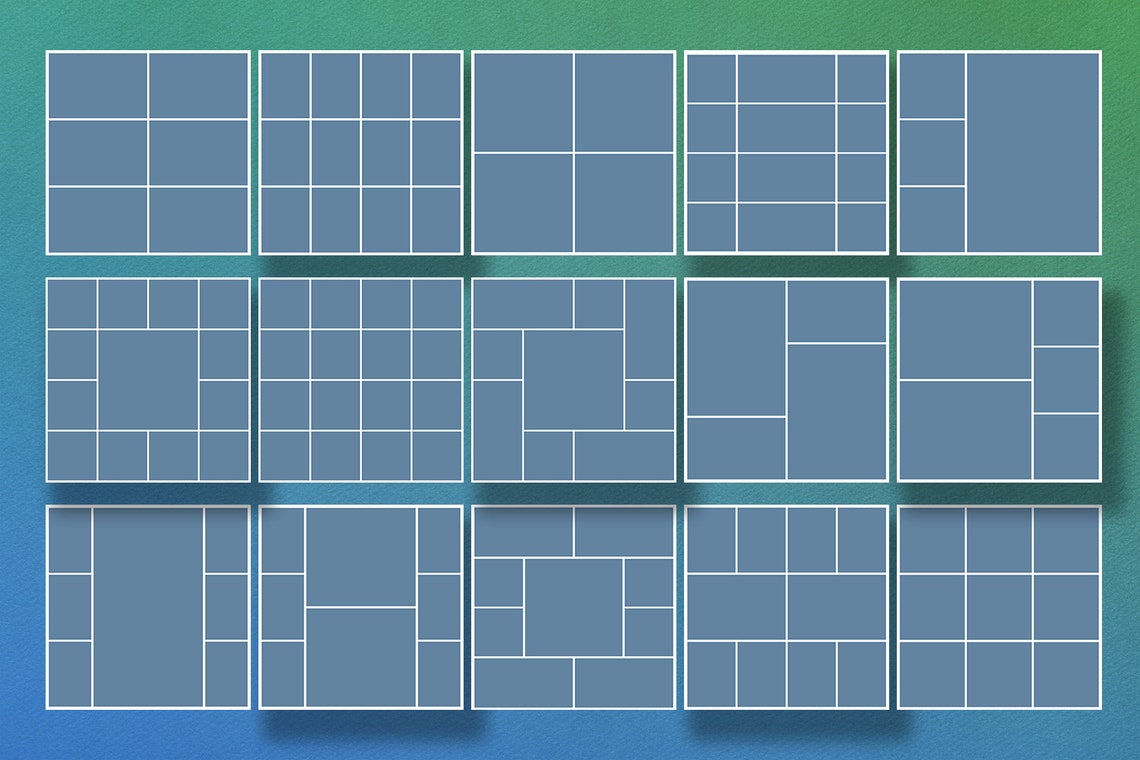 Collage Template Bundle | Blog Board Templates | Collage Templates ...