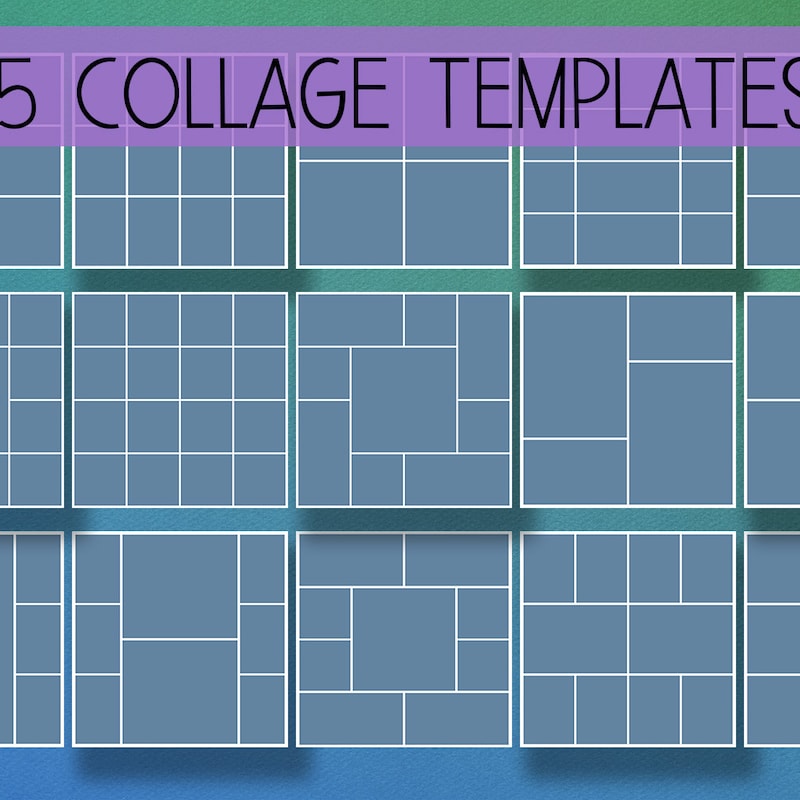 Collage Template - Etsy