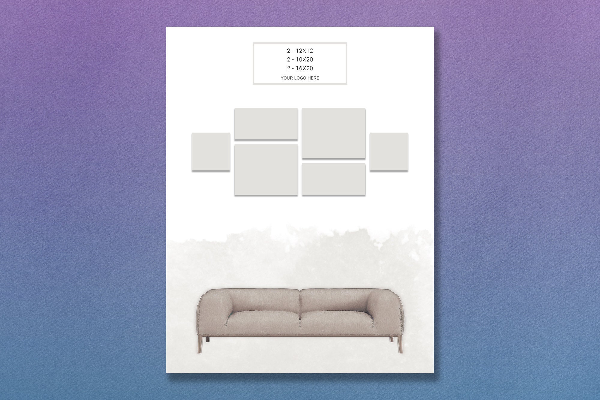 Wall Display Guide Template | Wall Gallery Style Guide | Wall Display ...