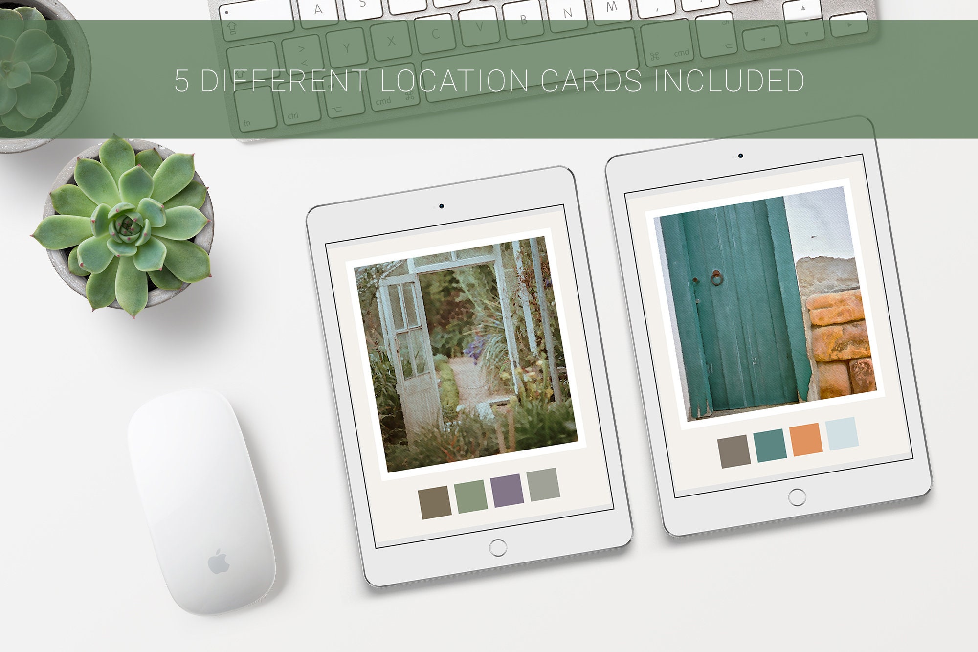 Fall Location Cards | Fall Color Palette Cards| Fall Location ...