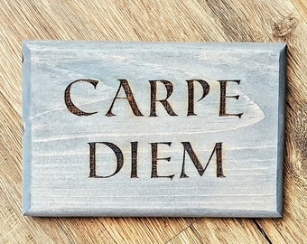Carpe Diem Sign | Etsy
