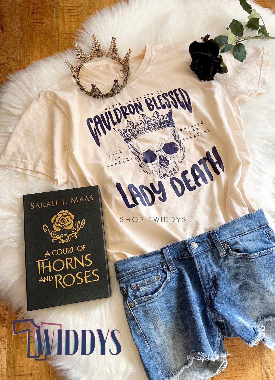 Nesta Archeron, Cauldron Blessed and Lady Death Sarah J Maas Licensed ...
