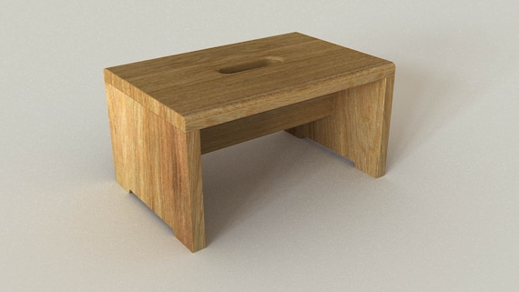 Hocker Schemel aus Holz Hartholz Eiche stabil und | Etsy