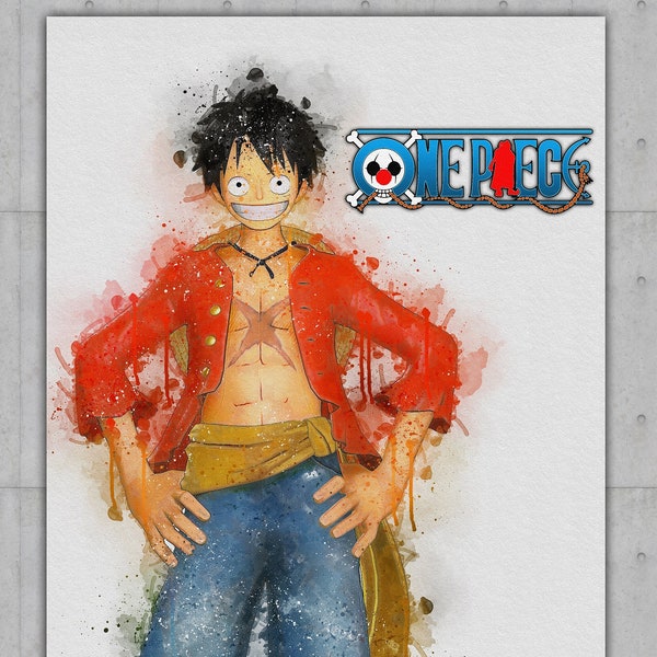 One Piece Anime Art Poster - Etsy UK