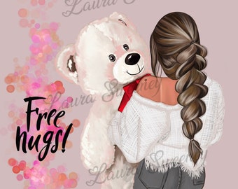 Teddy Bear Clipart - Etsy