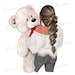 Cute Girl With Teddy Bear Clipart, Teddy Bear Clipart, Plush Teddy ...