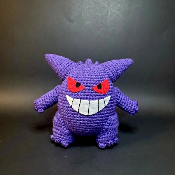 Crochet Gengar Pattern - Etsy