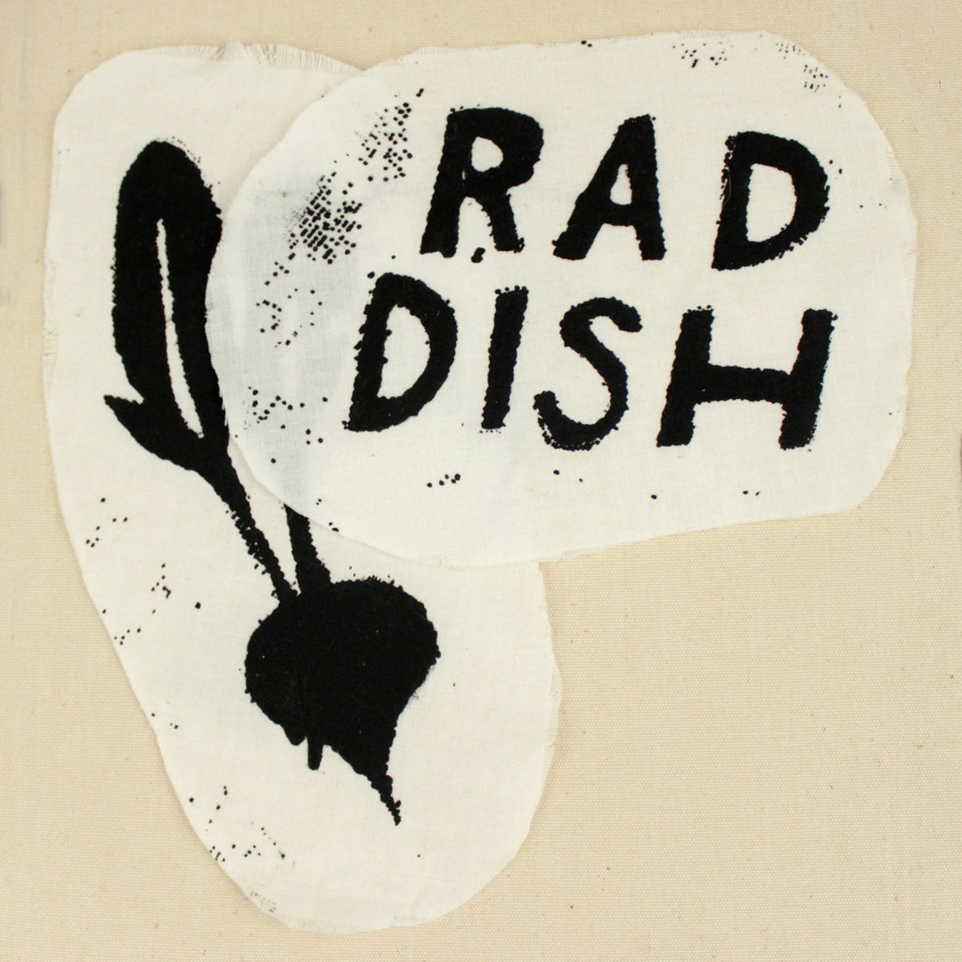 RADDISH 2-piece DIY Patch Set Black Radical Dishes - Etsy