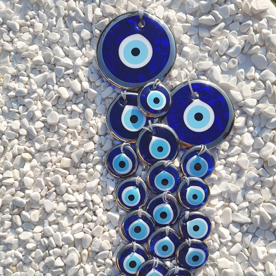 Silver Evil Eye Wall Hanging, Mothers Day Gift, ALL SIZES, Housewarming ...