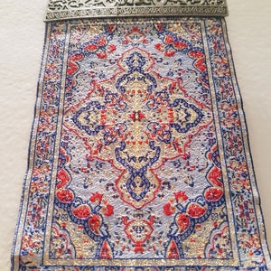 Evil Eye Miniature Carpet, Traditional Rug, Kilim, Nazar, Blue Eye ...