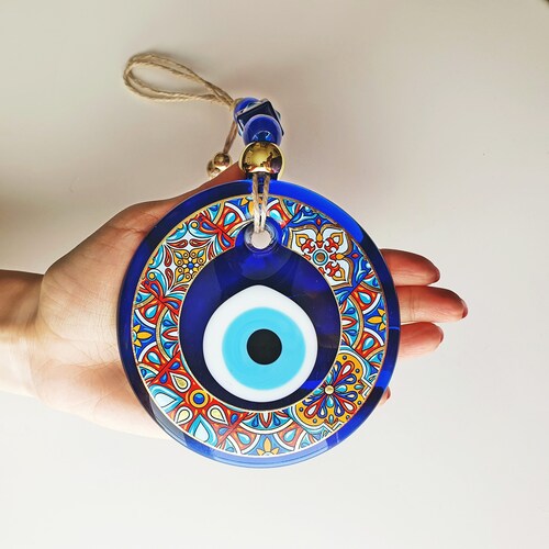 Wooden Boho Eye Geometric Evil Eye Sculpture 3D Hanging - Etsy