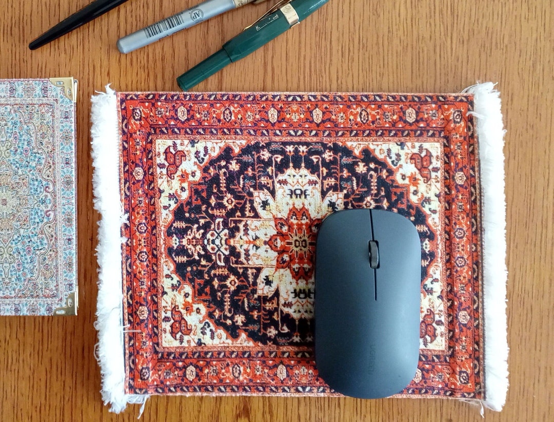 Fabric Carpet Mouse Pad, Rug Style | Silk Touch Non Slip Mouse Pad ...