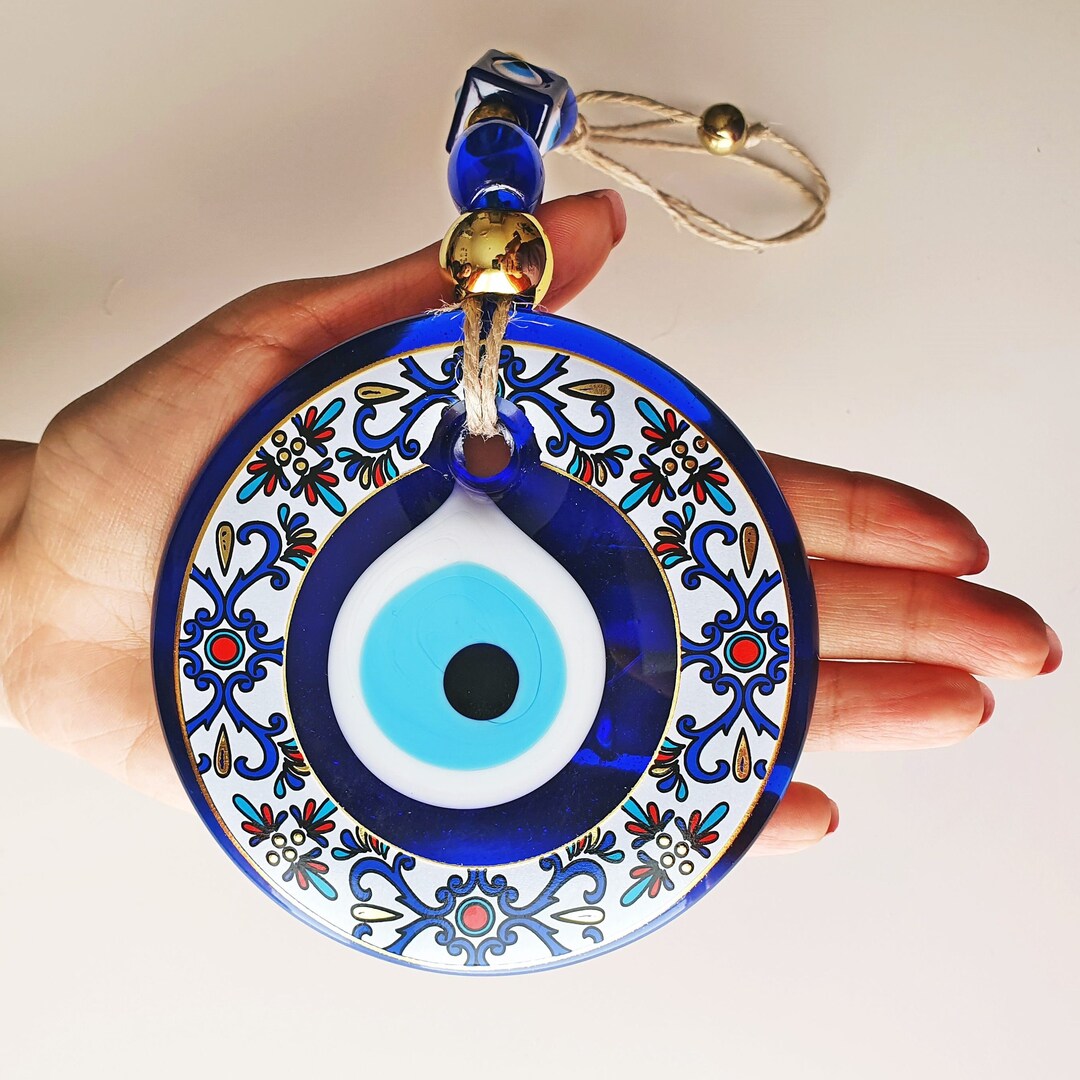 Handmade Evil Eye Wall Hanging, Home Decor Gift Evil Eye, Evil Eye Wall ...