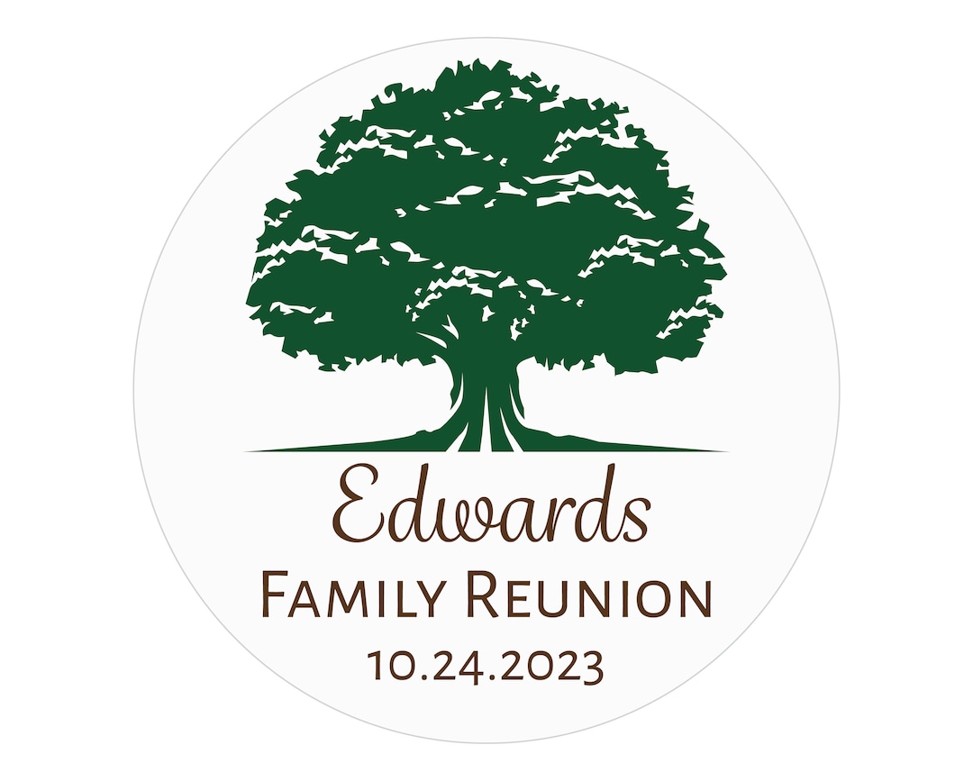 Family Reunion Sticker, Reunion Welcome Stickers, Bag Labels, Family ...