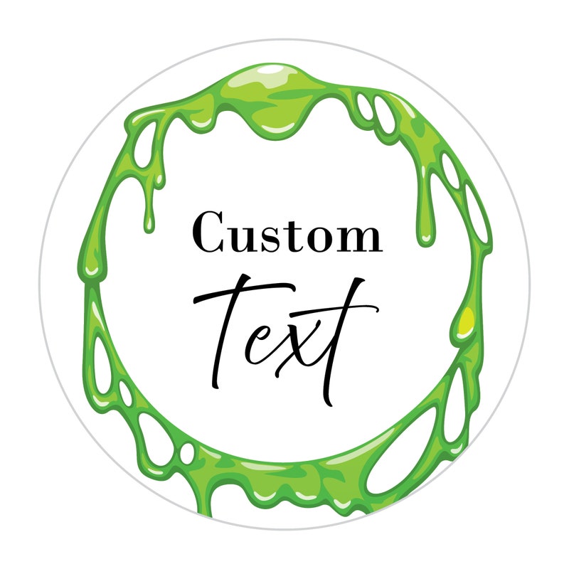 Slime Stickers - Etsy