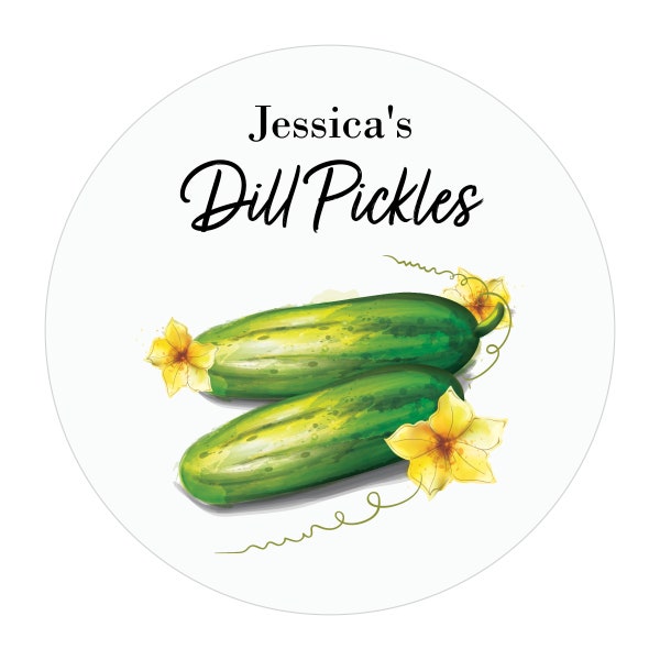 Pickle Label - Etsy