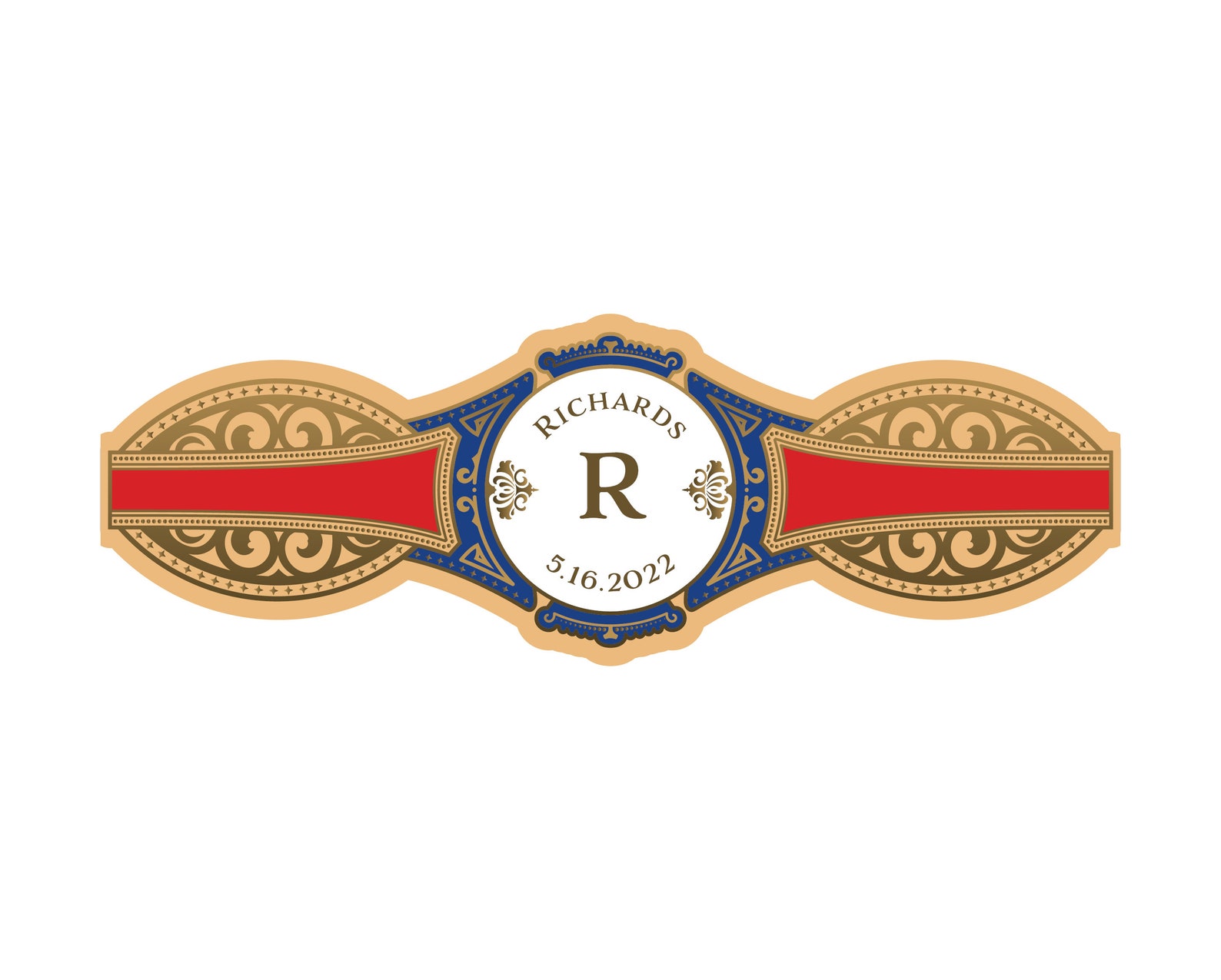 Vintage Cigar Stickers - 20 Labels - Personalized Cigar Wrappers - Etsy