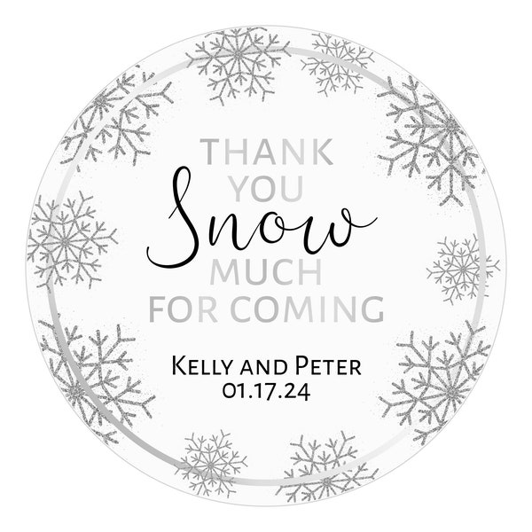 Thank You Snow Much for Coming - Etsy