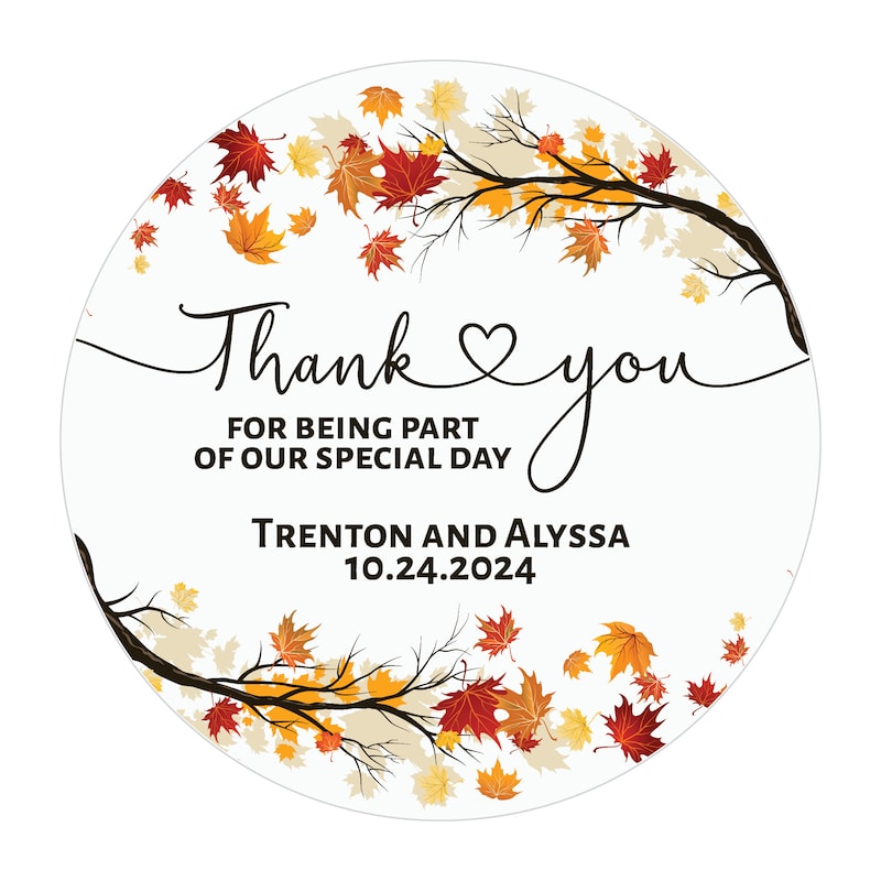 Autumn Stickers - Etsy