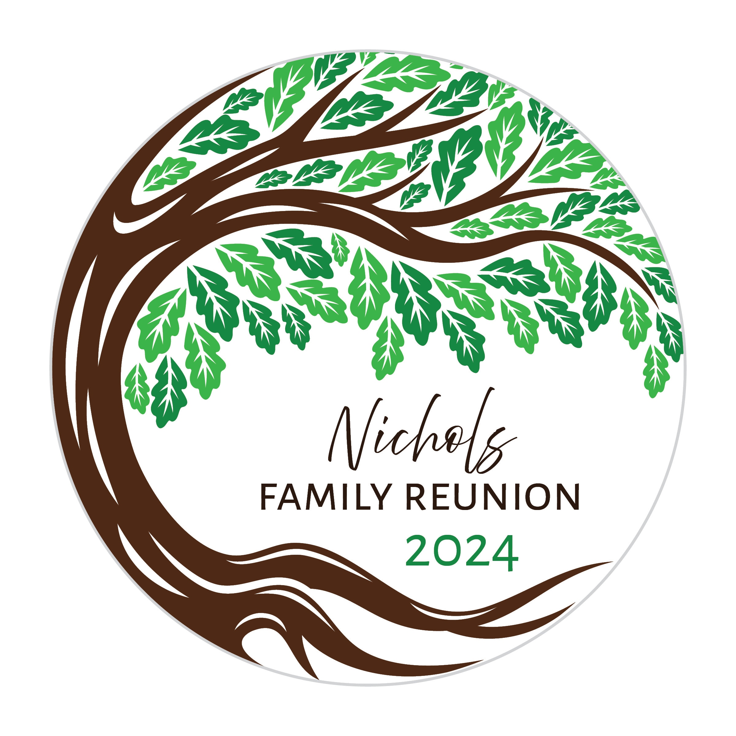 Family Reunion Sticker, Reunion Welcome Stickers, Bag Labels, Family ...