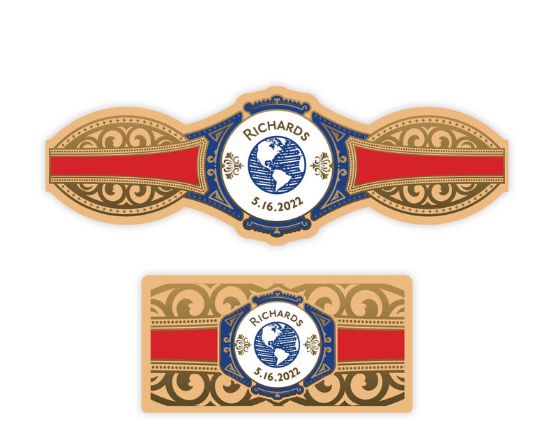 Vintage Cigar Stickers 20 Labels Personalized Cigar - Etsy