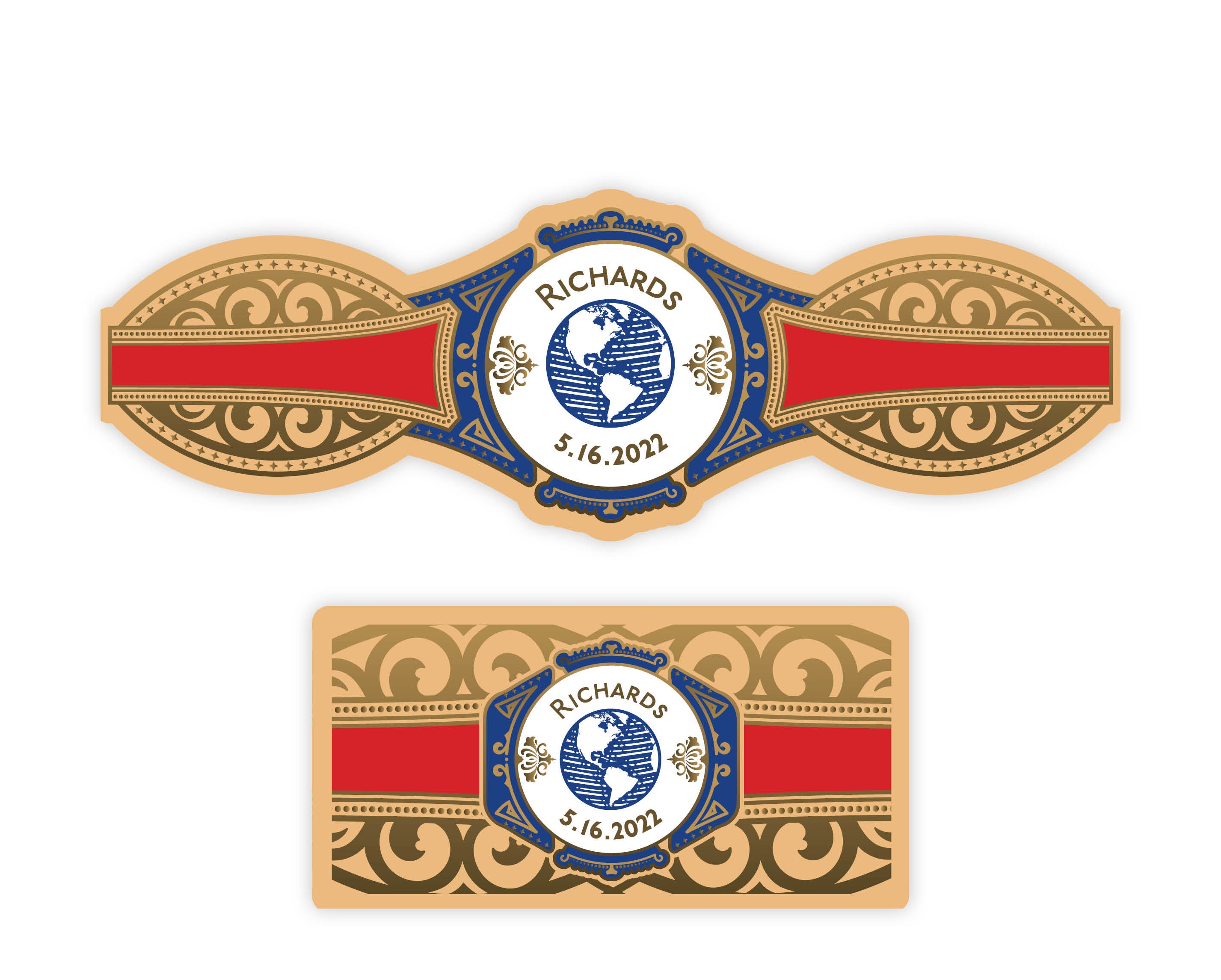 Vintage Cigar Stickers 20 Labels Personalized Cigar - Etsy