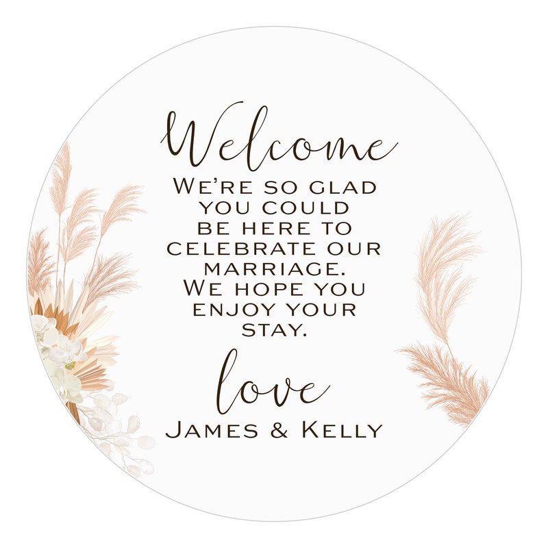 Welcome Stickers - Etsy