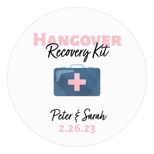 Wedding Favor Hangover Kit - Etsy