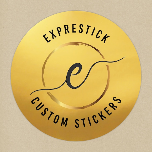Gold Stickers - Etsy