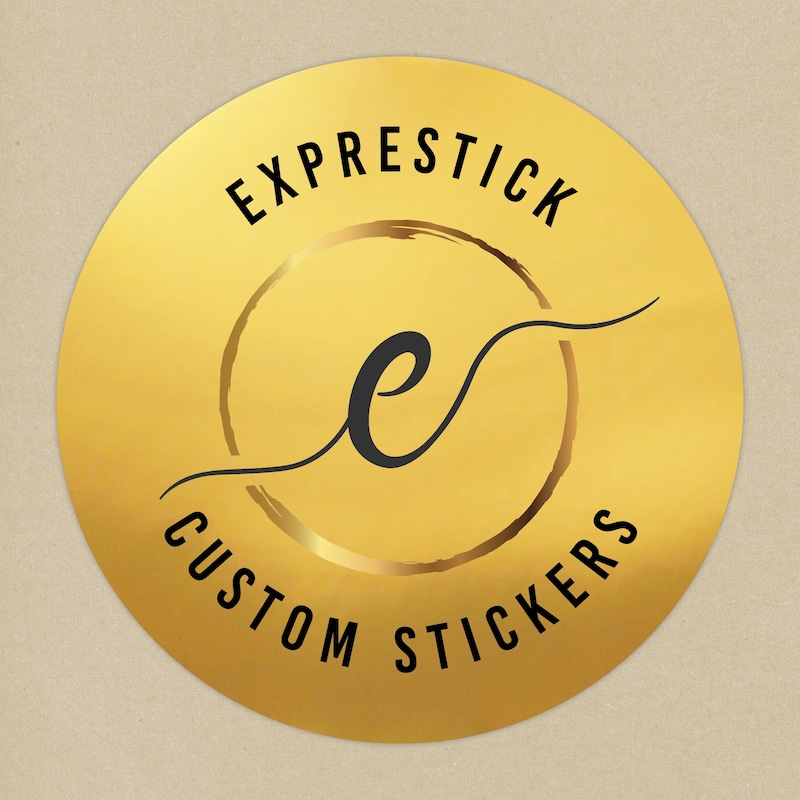 Gold Stickers - Etsy