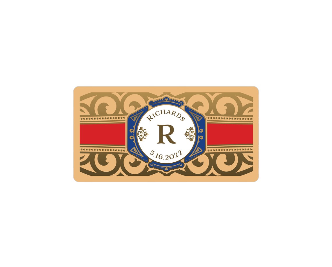 Vintage Cigar Stickers 20 Labels Personalized Cigar - Etsy