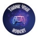 Video Game Birthday Stickers, Thank You Favor Labels, Neon Colors ...