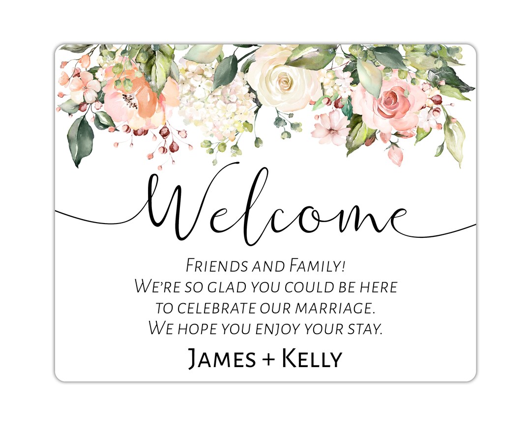 Wedding Welcome Bag Stickers, Printed Hotel Bag Stickers, Personalized ...