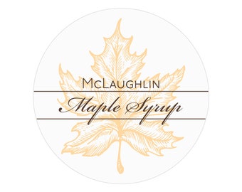 Maple Syrup Bottle Labels Printable - Etsy