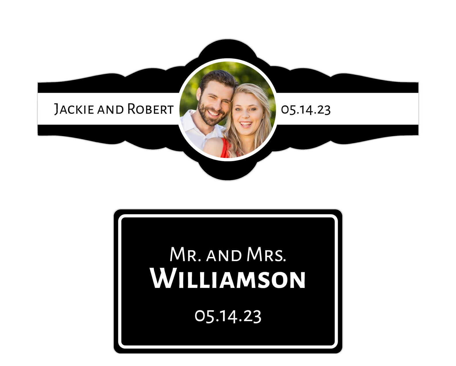 Match Box Labels Personalized Matchbox Stickers Wedding - Etsy