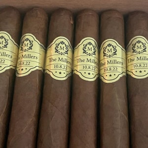 Gold Foil Cigar Labels, Custom Cigar Label, Cigar Bands, Cigar Wraps ...