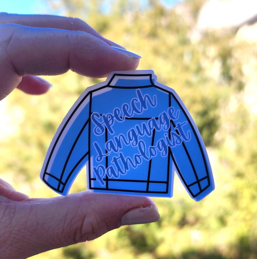 Speech-language Pathology Sticker SLP Vinyl Stickers for Laptop Tumbler ...