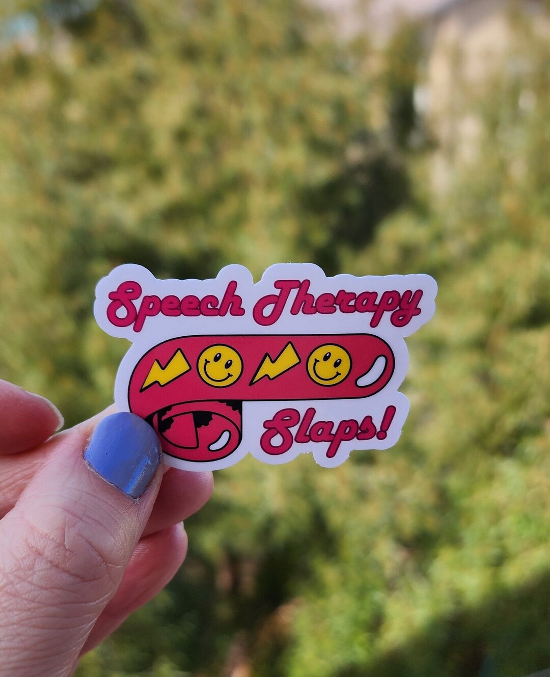 Speech Therapy Sticker Speech Therapy Slaps Vinyl Sticker Funny SLP ...