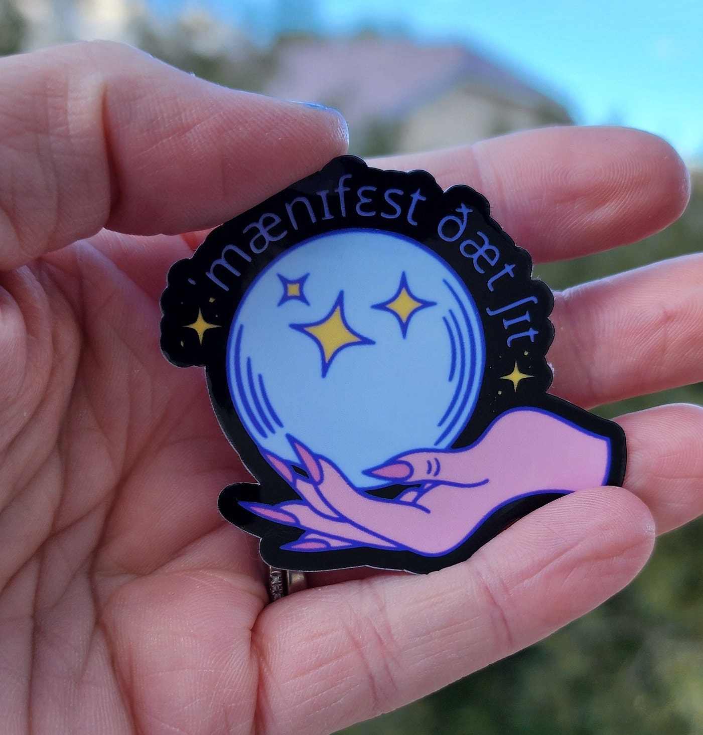 Speech Pathology IPA Crystal Ball Sticker SLP Vinyl Stickers for Laptop ...